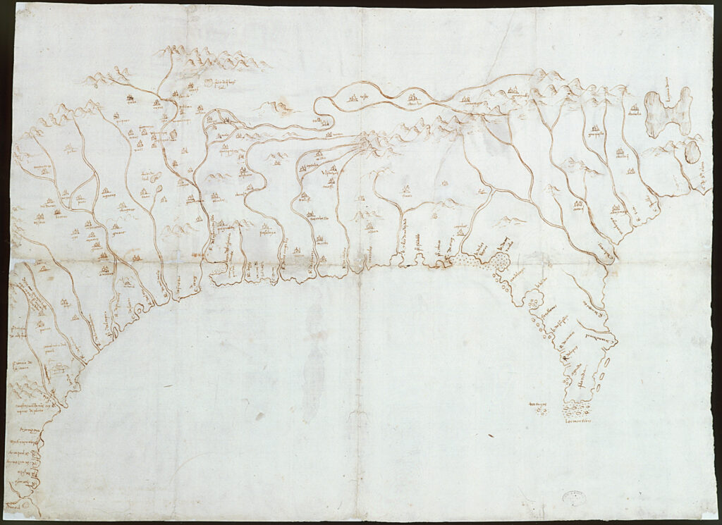 Map of the Mississippi Valley, 1544 – Department of Culture Affairs ...