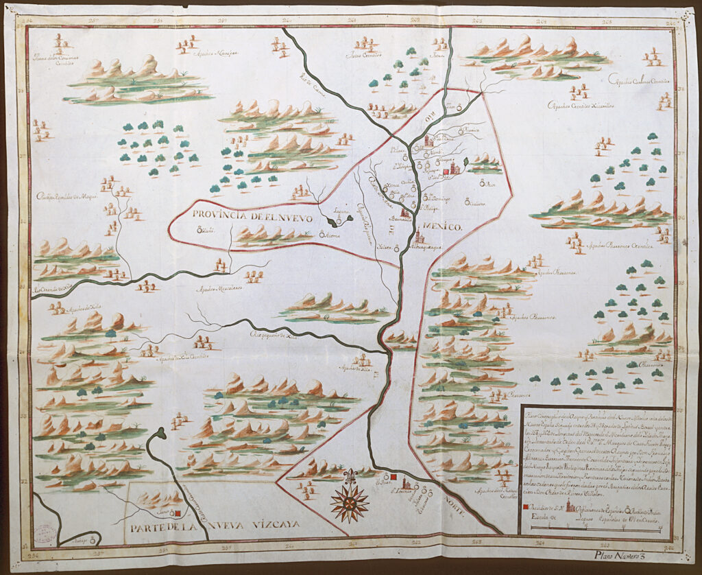 Map of New Mexico, 1727 – Department of Culture Affairs Media Center